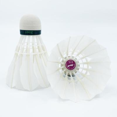 Cina Fabbrica OEM Disponibile su misura all'ingrosso Tipo ibrido 3in1 Shuttlecock Natura LWhite Goose Feather Badminton in vendita
