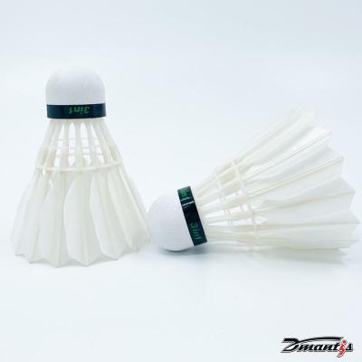 Cina Dmantis D75 Professional Use Badminton Shuttlecock High Level Professional Shuttlecock Natural Feather in vendita