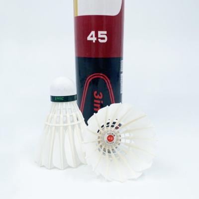 Cina Dmantis 12PCS D45 Training Broad Durable Hybird Goose Feather Shuttlecocks Birdies Badminton Shuttles in vendita