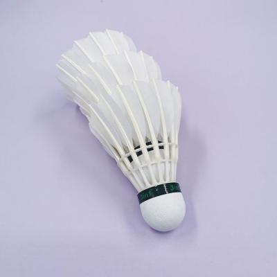 中国 Best Selling 3in1 Hybrid Badminton Shuttlecock Durable Quality Goose Feather Shuttles Good Price Badmin 販売のため