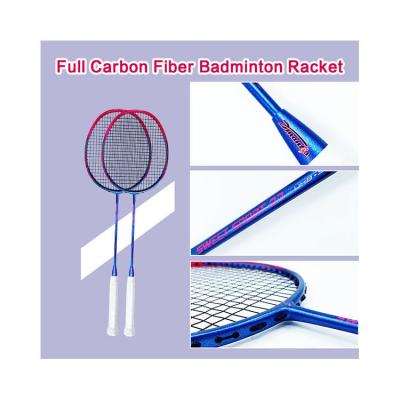 Cina Dmantis Hot Sell Badminton Racket Set Wholesale Factory Offer Carbon Fiber Frame for Play and Training in vendita