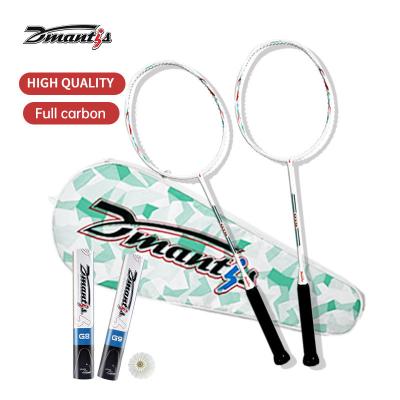 Cina 80g Carbon Fiber T30 100% Graphite Badminton Racket For Training in vendita