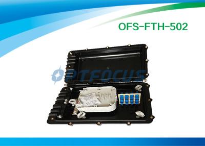 China Glue Seal Splice Closure FTTH Optical Fiber Distribution Box 6 Port for sale