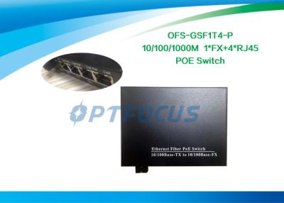 Cina Potere veloce sopra lo Sc DF MP 1310nm del porto 20KM di POE 5 di Ethernet 1FX + 4UTP in vendita