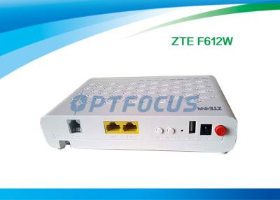 中国 GPON EPON ONU FTTHモードF612W 12 V DC -5dBm Wifiの10/100/1000基盤Tをインターフェイスさせて下さい 販売のため