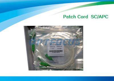 China Optical Patch Cord  Passive Components SC / APC Fiber Optic Patch Cable for sale