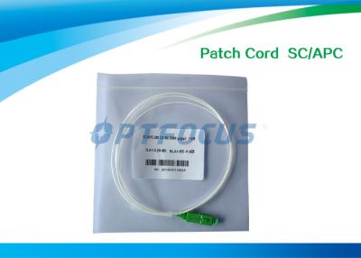 China Optical Patch Cord  Passive Components SC / APC Fiber Optic Patch Cable for sale