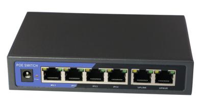 Cina 6 porti supporto MDI/MDIX automatici del commutatore di Ethernet di 2 e di 4 * di 10/100M RJ45 PoE in vendita