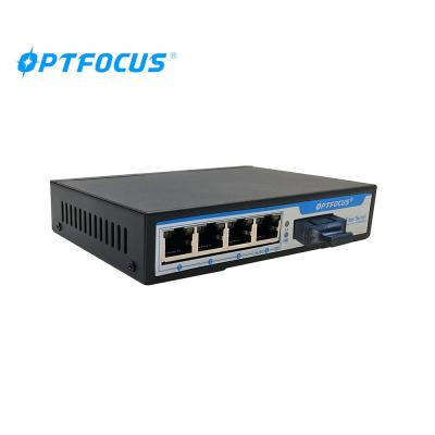 Cina Commutatore a fibra ottica stabile dell'alimentazione elettrica, commutatore di Ethernet di POE di 4 porti con la tratta in salita automatica in vendita