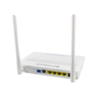 中国 Epon onu ont wifi modem 1GE+3FE VOIP ONU FTTH fiber end user xpon huawei ont bridge pppoe wifi onu 販売のため