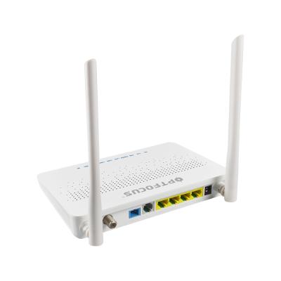 中国 SC UPC XPON ONU 1GE 3FE CATV Ont WifiのルーターTx1310 Rx1490 販売のため