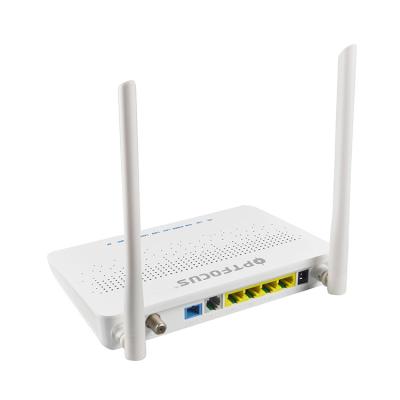 Cina 2.4G 4LAN CATV WIFI USB ONU effettuato in due modi EPON GEPON in vendita