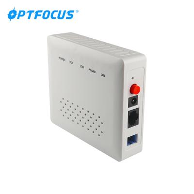 中国 ボーザのタイプZTEのチップセット1GE GPON ONU白い色のギグのイーサネットONU 販売のため