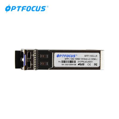 China Conexión enchufable caliente del módulo SMF de DFB 10G 1310nm Sfp con DDM en venta