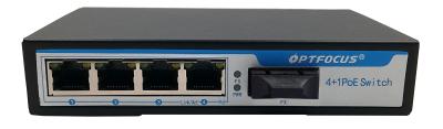 Cina Commutatore di rete di Poe 1310nm 20km del porto del porto 4 di gigabit RJ45 del commutatore di rete di PoE di modo semplice in vendita