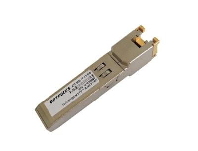 China OPTFOCUS SFP Optical Transceiv MANUFACTORY 10/100/1000 Base-T COPPER SFP Optical Transceiver OFSS-T1100 SM RJ45 20KM for sale