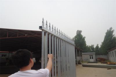 Chine Fabrique fournitures galvanisée à chaud plongée clôture de palissade facilement assemblé pour la tour d'acier à vendre