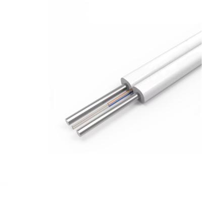 Cina Cable FTTH a goccia per interni G657A2/G657A1 Cavo in fibra ottica con 1-2 connettori SC a nucleo in vendita