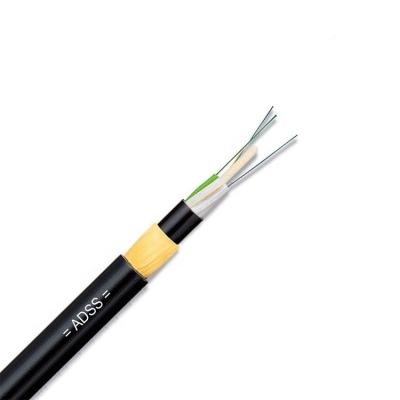Cina 100 N/100 mm Resistenza alla trazione Cavo in fibra ottica autoportante completamente dielettrico per esterni in vendita