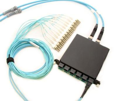 Cina FTTH Fiber 12 Port SM OM3 OM4 LGX LC UPC Single Mode Fiber Cable Box Fiber MPO MTP Modulare in vendita