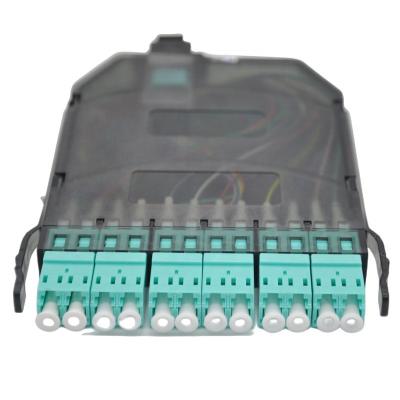 Cina Fibra di rete MPO cassetta per FTTH singlemode multimode 12 core LC-MPO/MTP APC/UPC Duplex in vendita