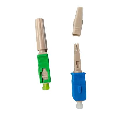 Cina Equipaggiamento FTTH a fibra ottica connettore rapido SC LC lucidatura APC/UPC connettori rapidi in vendita
