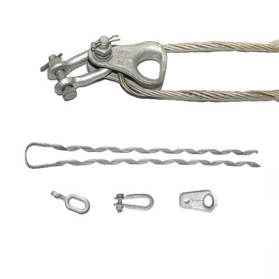Cina Accessori di linea aerea filo pre-torto Preformato Full Tension Guy Grip sospensione in vendita