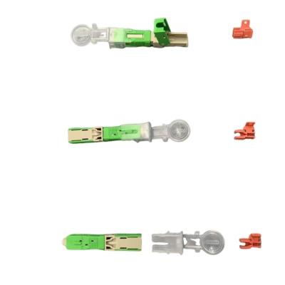Cina 50 mm perdita di inserimento della lunghezza entro 0,3 dB FTTH Quick SC UPC/APC Fiber Optic Fast Connector in vendita