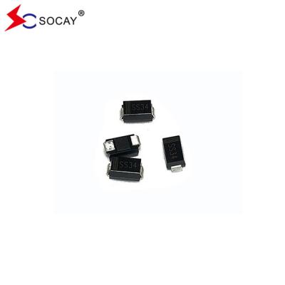 Cina Socay SS35A Compact Schottky Barrier Diode in DO-214AC Package con 50V Maximum Repetitive Peak Reverse Voltage in vendita
