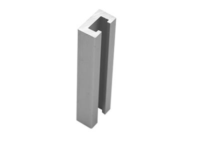 Cina Una scanalatura Profilesilver di alluminio di 6063 T ha anodizzato 10mm per macchinario/Automztion in vendita