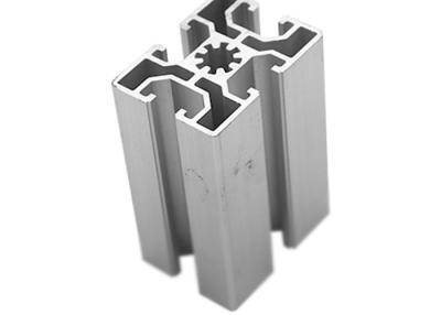 中国 6063のフレームのシステム/Aworkstationsのために陽極酸化されるアルミニウム放出のプロフィールの銀 販売のため