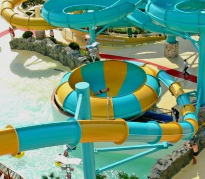 中国 水公園の運動場スペース ボールのガラス繊維の大人水スライド 販売のため