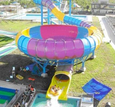 中国 18m の家族の遊ぶことのための高いプラットホーム スペース ボールの遊園地水スライド 販売のため