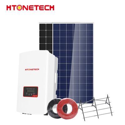 Cina Sistema solare ibrido su rete da 1000W per la casa 550wp pannello batteria in vendita