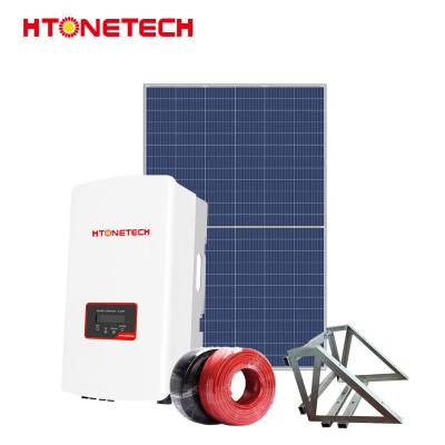 Cina Sistema solare ibrido su rete da 1000W per la casa 550wp pannello batteria in vendita