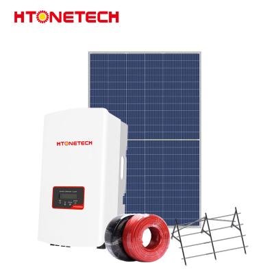 Cina Sistema solare ibrido su rete da 1000W per la casa 550wp pannello batteria in vendita