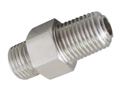 Cina Connettore maschio d'acciaio degli accessori per tubi dei montaggi di alluminio di CNC di precisione in vendita