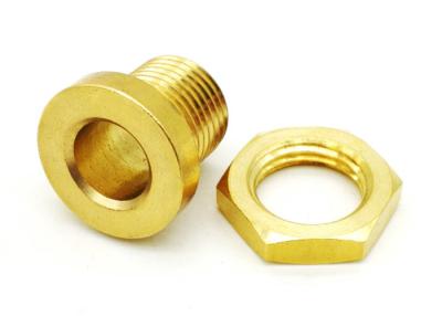 Cina Accessori per tubi d'ottone del dado dei montaggi M16 di CNC di precisione e dei bulloni per il radiatore tubolare in vendita