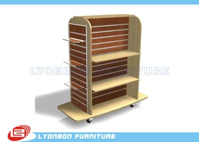 Cina MDF concentrare dei banchi di mostra di Slatwall dell'abbigliamento del centro commerciale, esposizione al minuto della gondola in vendita