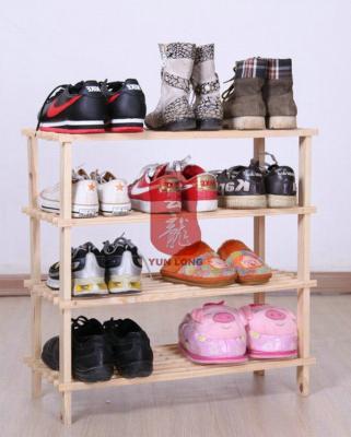 Cina Caffè espresso scuro banchi di mostra di legno di 4 strati per le scarpe nella casa in vendita