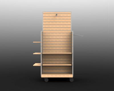 Cina Scaffale di esposizione di legno del gancio regolabile per il negozio/mercato dell'abbigliamento in vendita