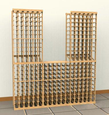 Cina Banchi di mostra di legno su ordinazione, scaffale durevole del vino per il castello in vendita