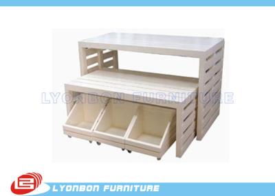 Cina L'esposizione bianca della vendita al dettaglio del MDF di Customied presenta l'iso dello Sgs, pittura finita in vendita