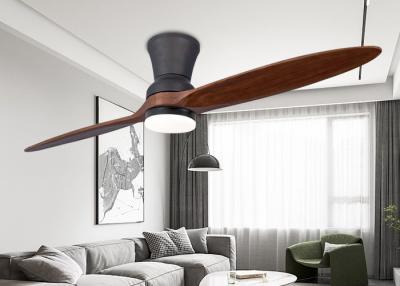 Cina Un ventilatore da soffitto di legno solido di 2 foglie con la conversione di frequenza leggera 110V in vendita