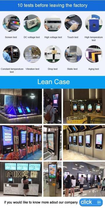 27 Inch Self Order Payment Kiosk Machine For McDonalds KFC Restaurant Cafe Shop 5