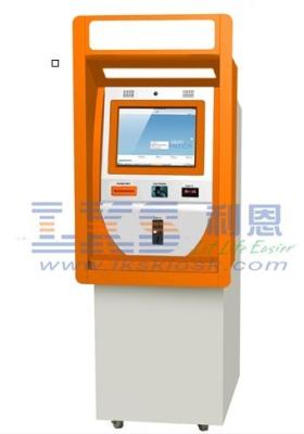 China Simple y fácil diseño de quiosco ATM máquina anti-vandalismo 15 pulgadas de monitor táctil en venta
