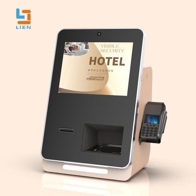 China Hotel Using Interactive Touch Screen Kiosk Self Service Terminal Kiosk Customize Logo for sale