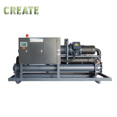 Cina Refrigeratore industriale con raffreddamento ad acqua glicolata Refrigeratore a bassa temperatura a vite in titanio in vendita