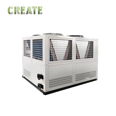Cina sistema del refrigeratore d'acqua raffreddato ad aria 50ton 60hp per i piatti e la macchina per la produzione di tazze in vendita