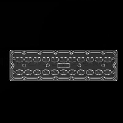 China Lente de alumbrado público LED de alta eficiencia con lente de ángulo de haz ancho SMD7070 22IN1 TYPE3 en venta
